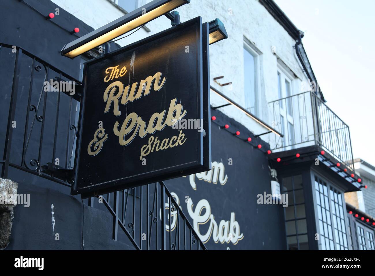 The Rum & Crab Shack restaurant, Wharf Road, St. Ives, Cornwall, UK ...