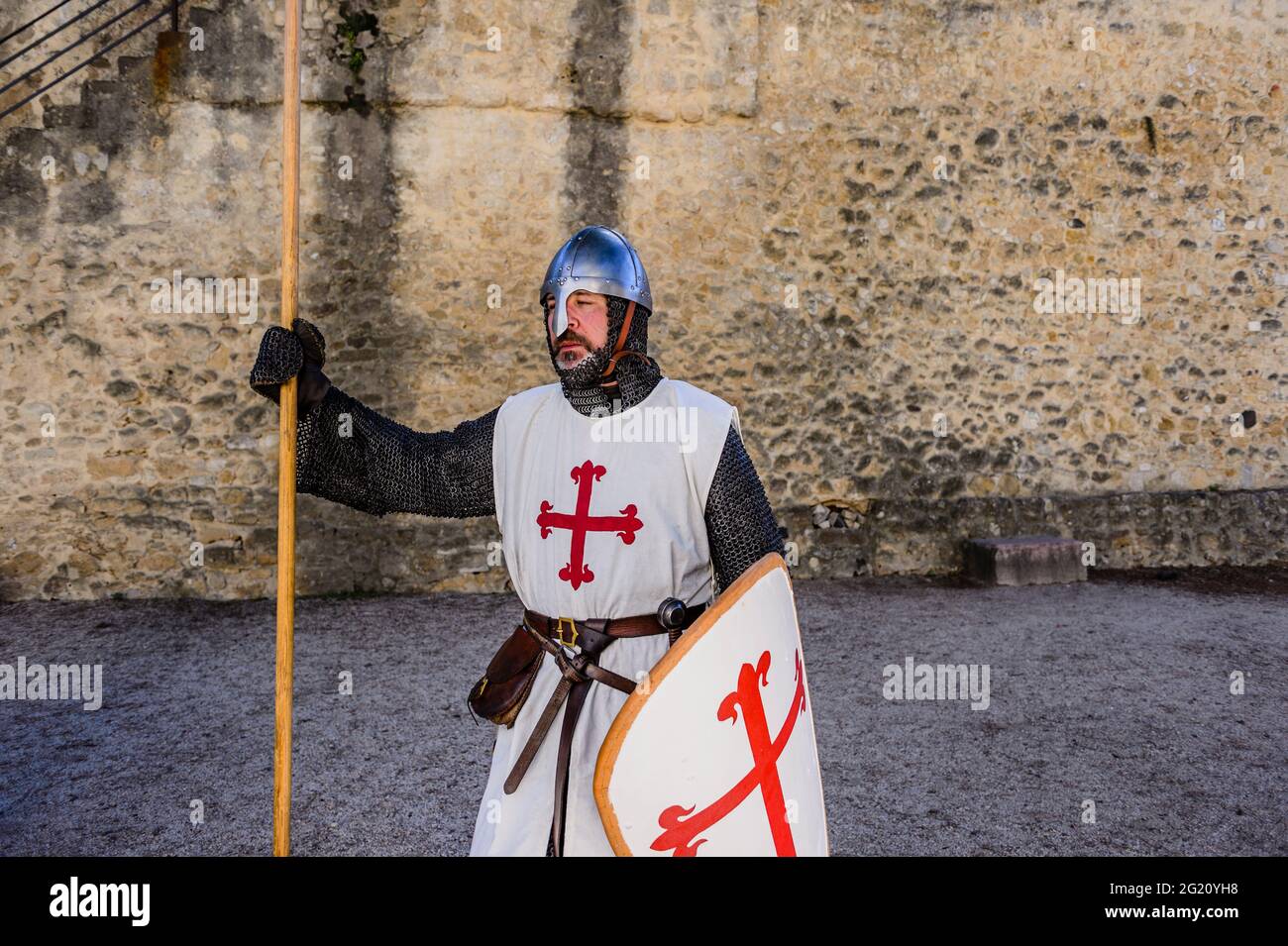 Knight St George Castle in Lisbon, Portugal Stock Photo - Alamy