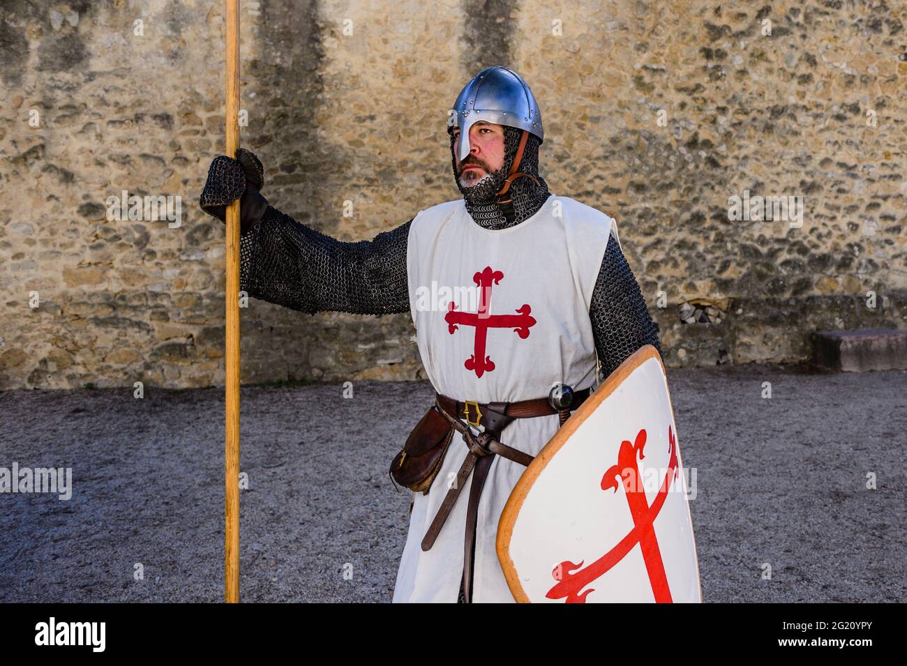Knight St George Castle in Lisbon, Portugal Stock Photo - Alamy