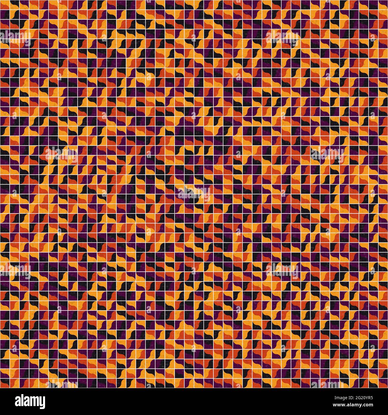 Abstract Geometrical generative computational art illustration Stock ...