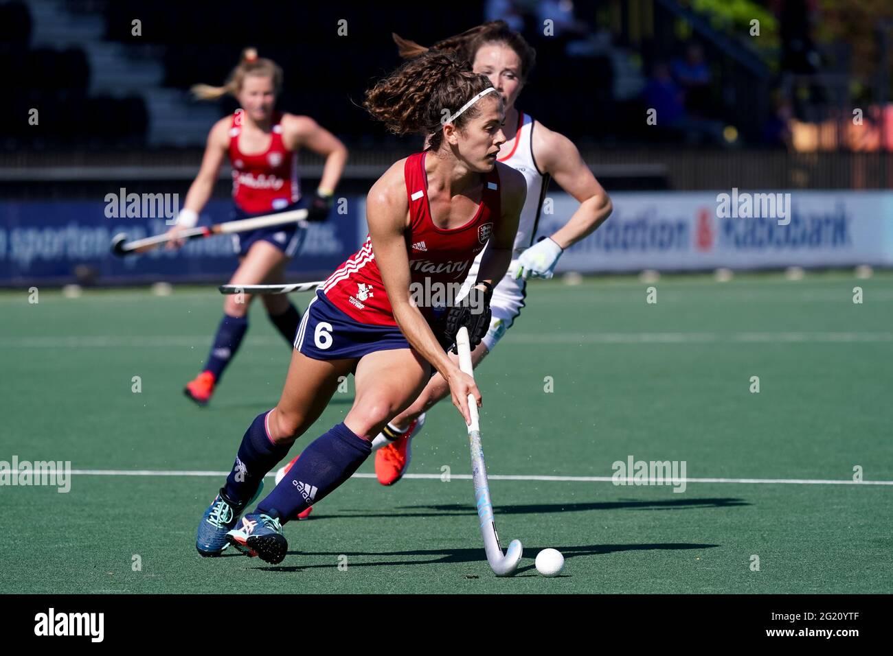 AMSTELVEEN, NETHERLANDS - JUNE 7: Anna Toman of England during the Euro ...