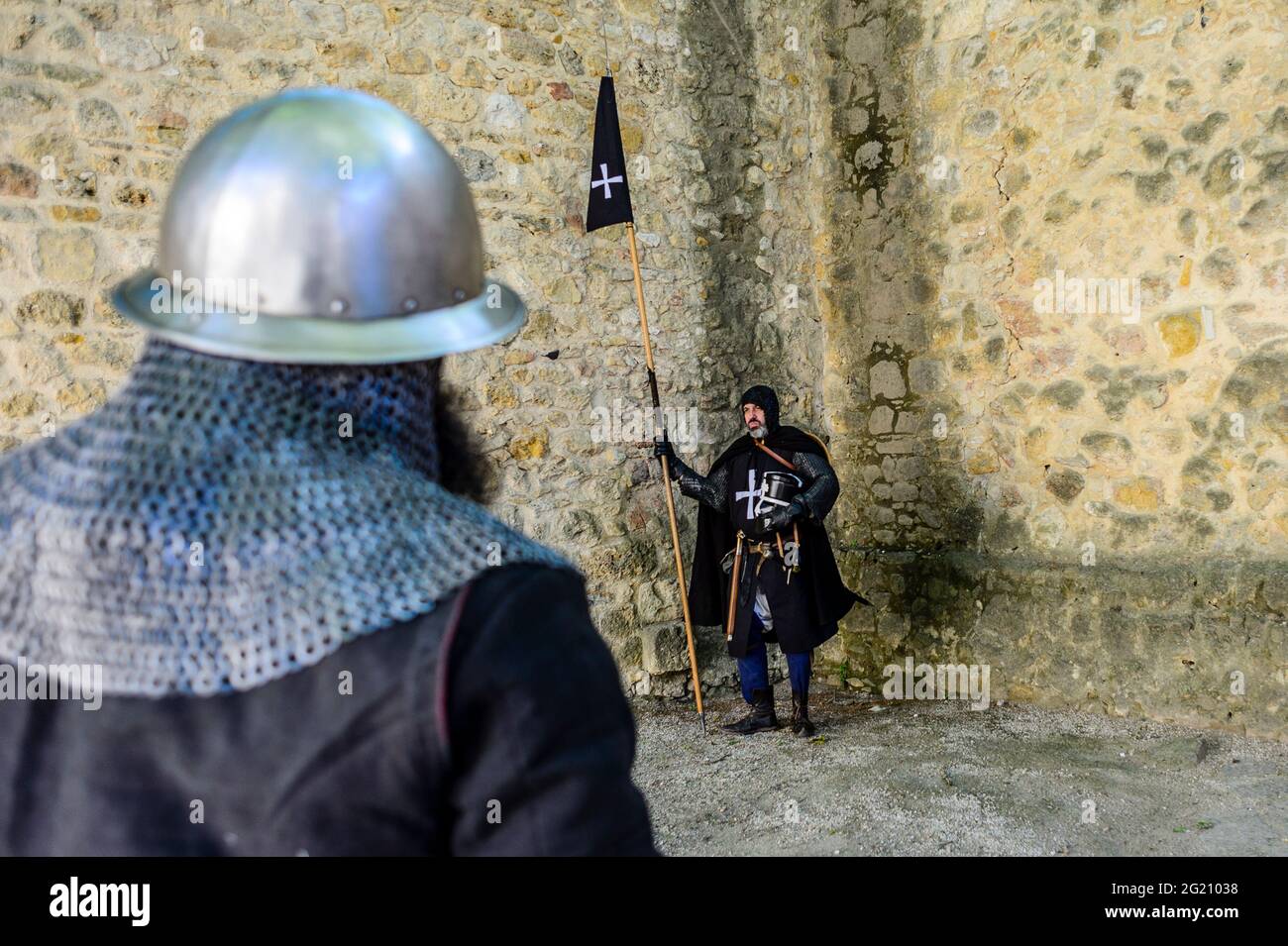 Knight St George Castle in Lisbon, Portugal Stock Photo - Alamy