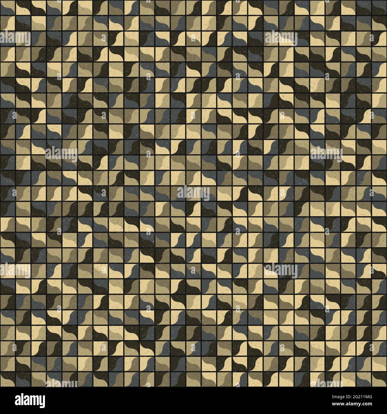 Abstract Geometrical generative computational art illustration Stock ...