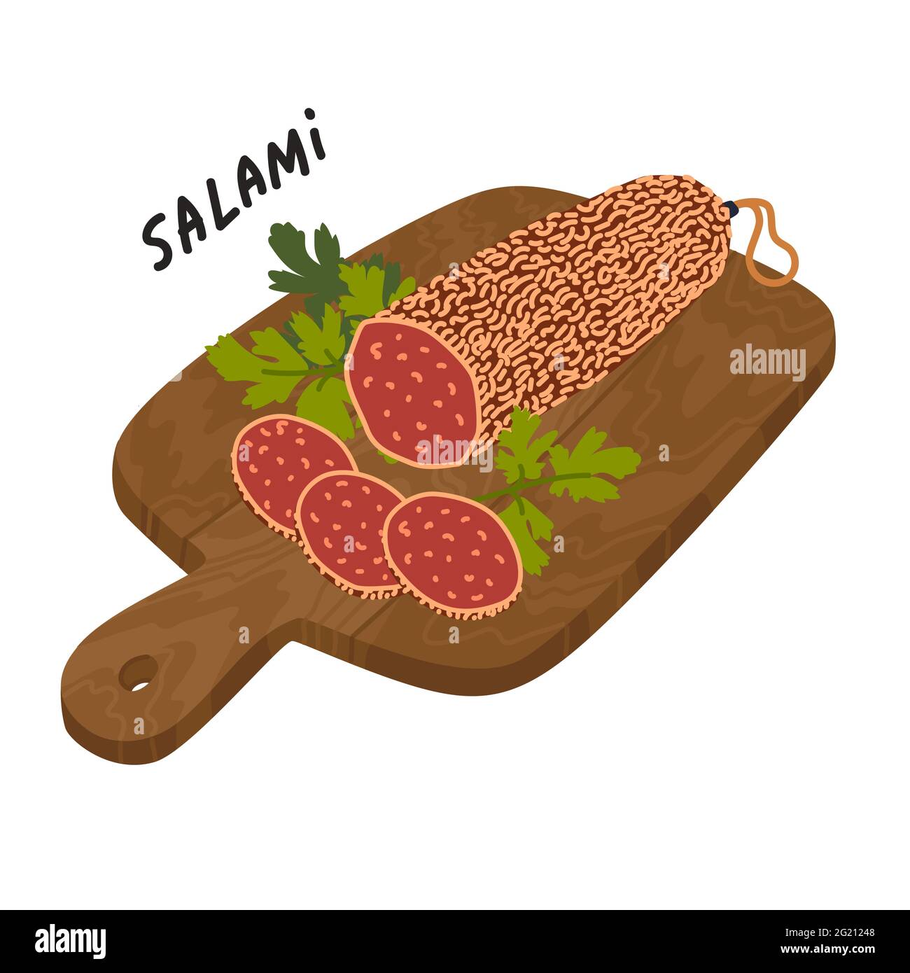 Cured smoked Stock Vector Images - Alamy