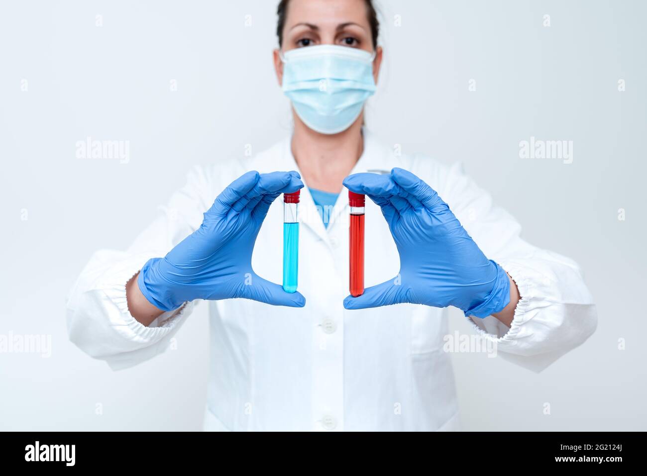 Formulating New Medicine Cure Infection Laboratory Experiment Display ...