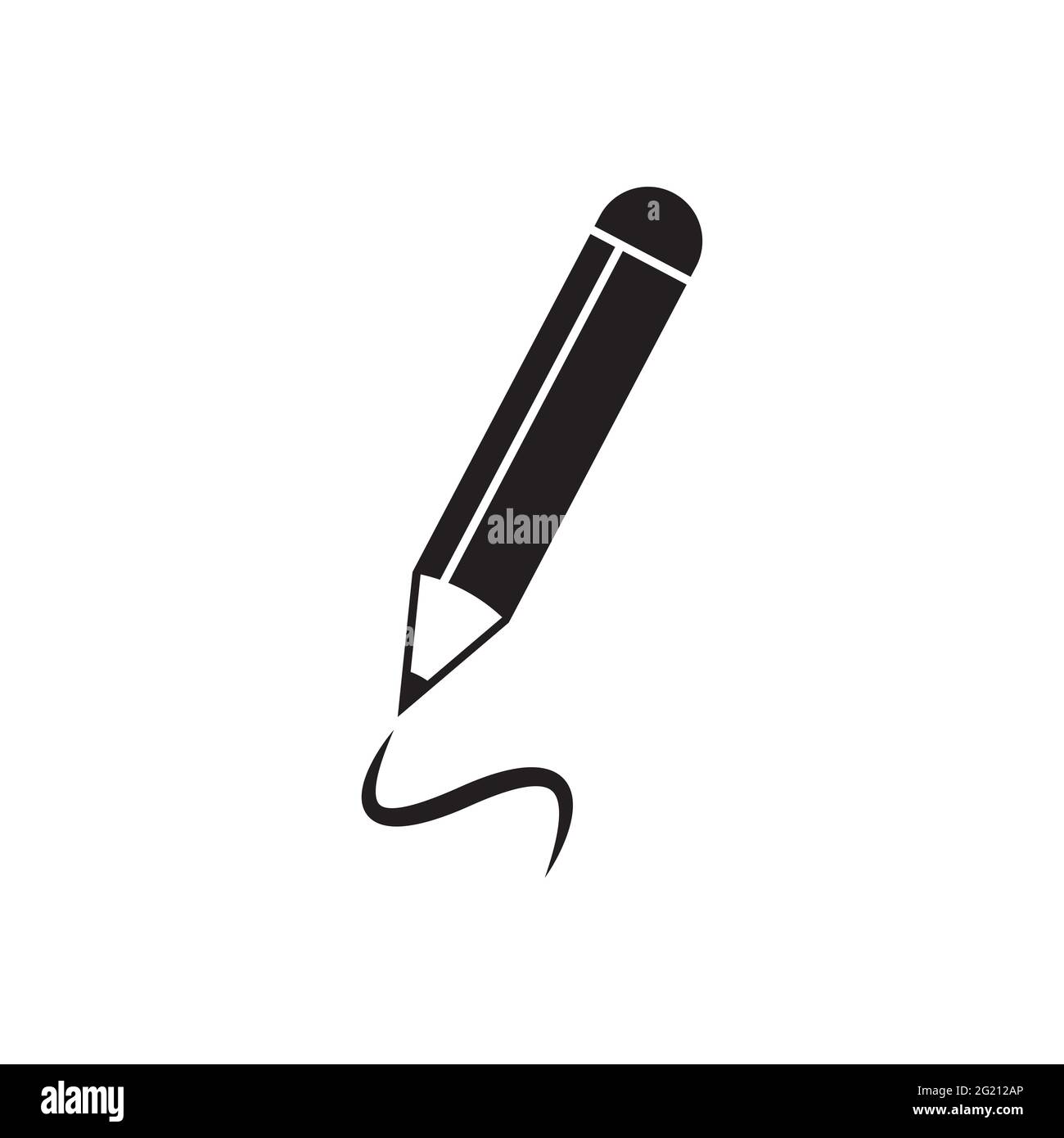 Writing icon vector in flat design Stock Vector Image & Art - Alamy