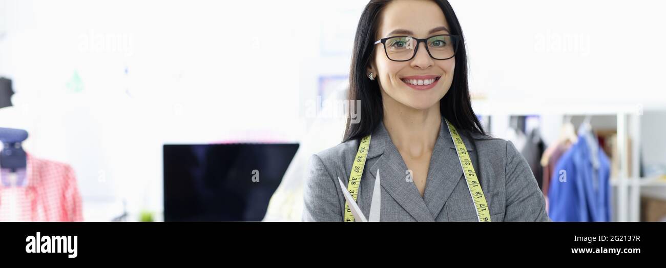 Seamstress and measuring tape hi-res stock photography and images - Alamy