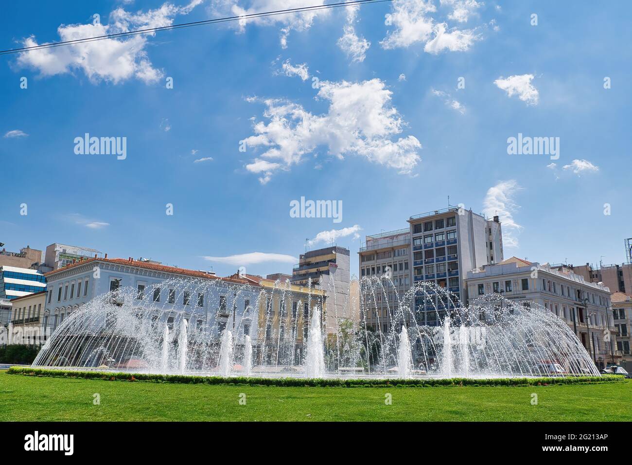 Omonia square, in the center of Athens, Athens, Greece . May 25, 2021 ...