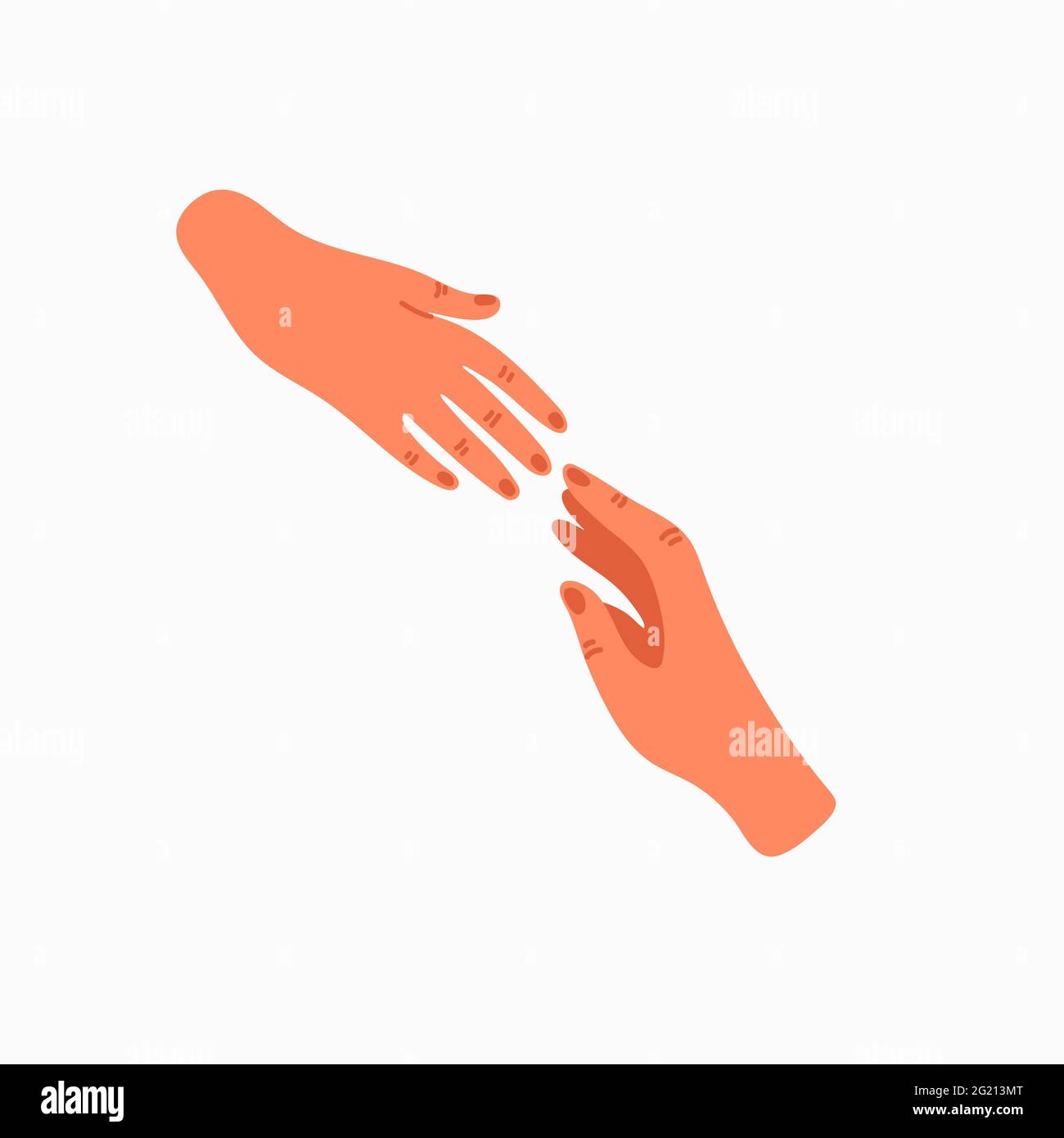 Helping Hands Vector