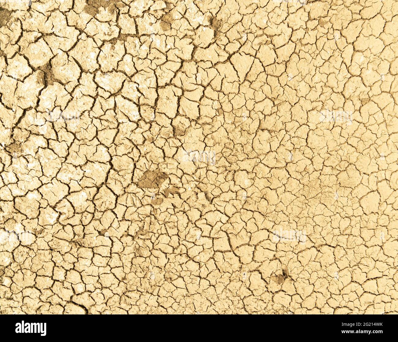 Mudflat cracked desert barren surface for natural background, layer, wallpaper, photo effect ...