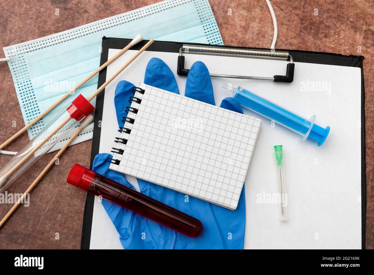 Writing Prescription Medicine Laboratory Testing Analyzing Virus Taking ...