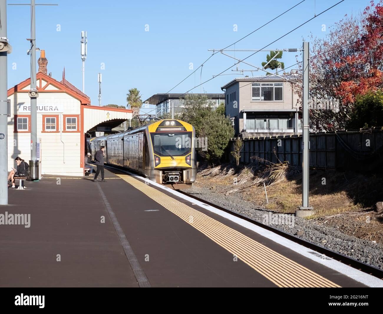 AUCKLAND, NEW ZEALAND - Jun 01, 2021: View of Auckland Transport ...