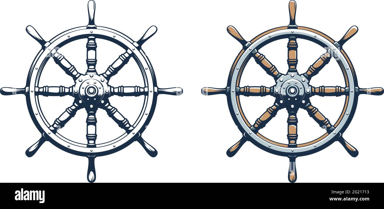 Ship rudder vintage style Stock Vector Image & Art - Alamy