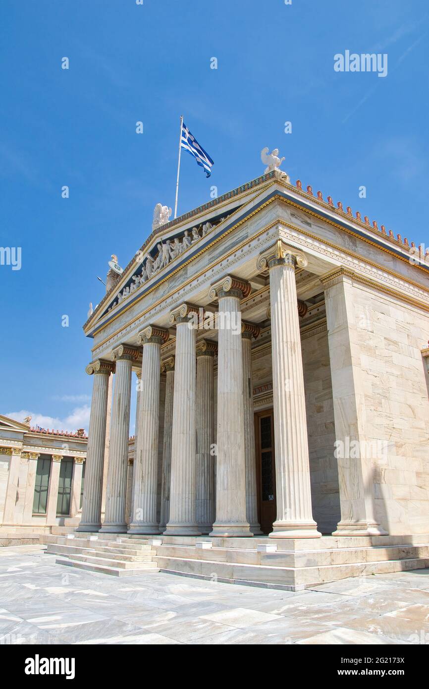 The Academy of Athens, Greece Stock Photo - Alamy