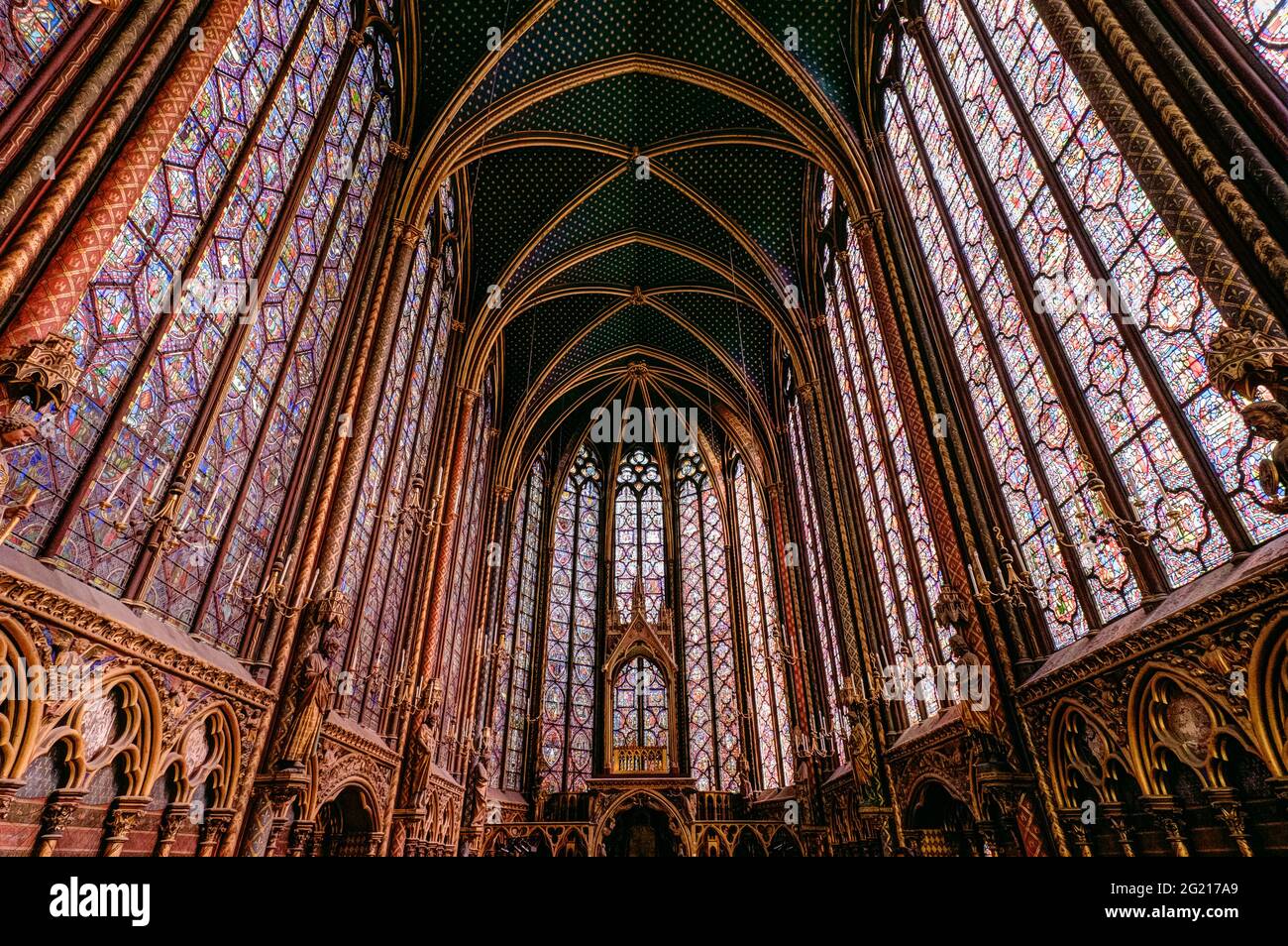 The Sainte-Chapelle, (Holy Chapel) is a royal chapel in the Gothic ...