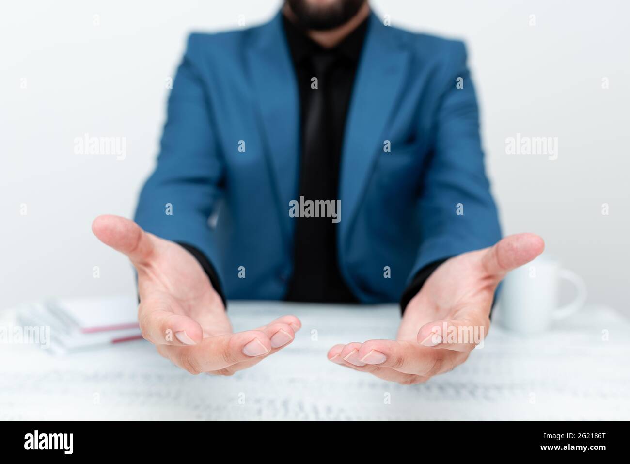 Discussing Important Idea Presenting Explaining Business Plan Designs ...