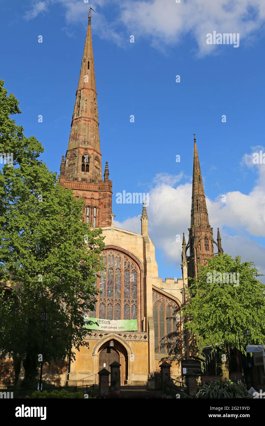 Holy Trinity Church, Priory Row, City centre, Coventry, West Midlands ...