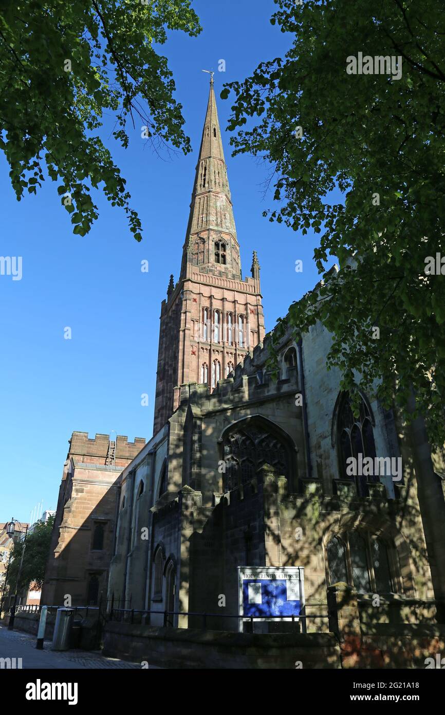 Holy Trinity Church, Priory Row, City centre, Coventry, West Midlands ...