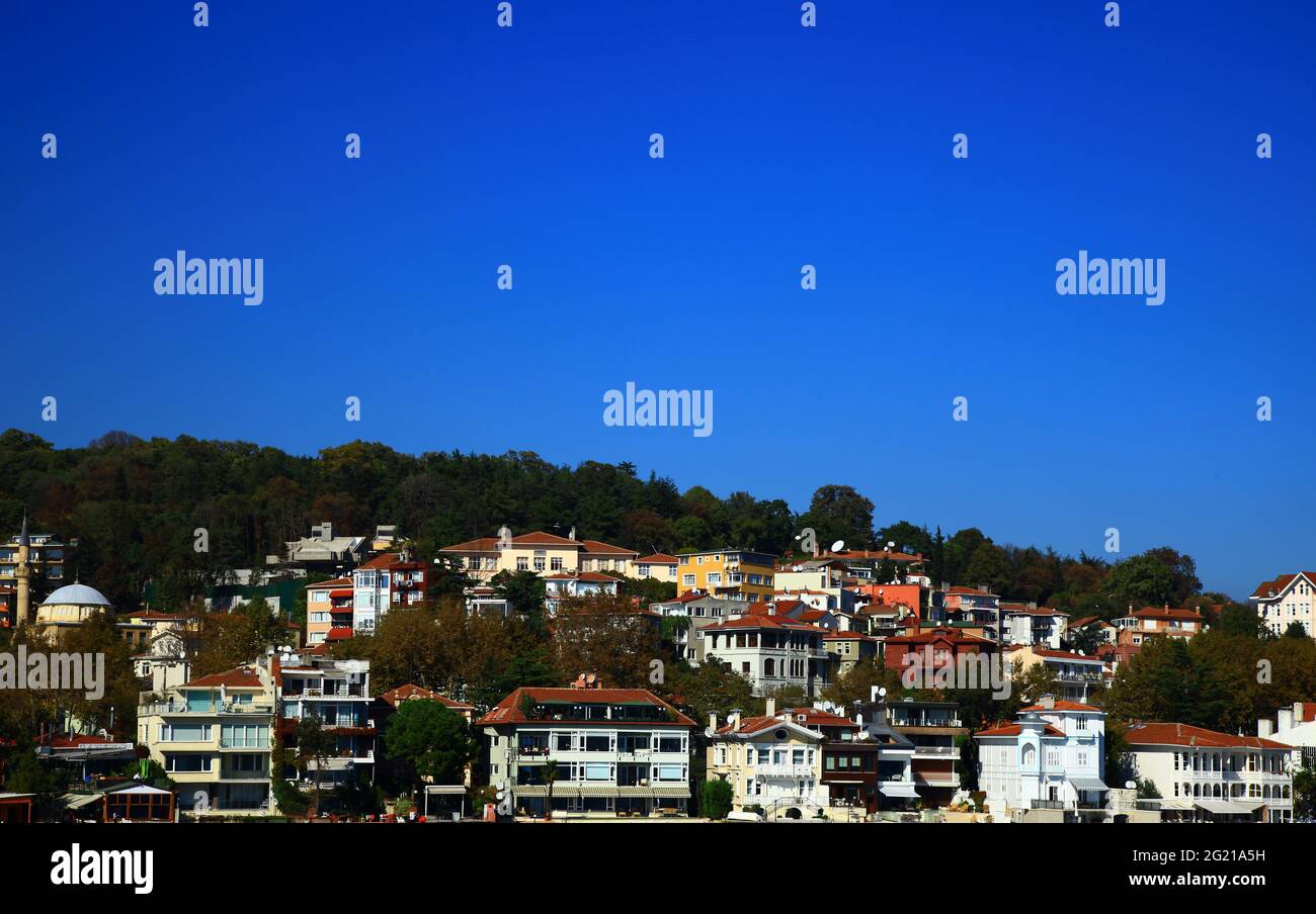 View of the Sariyer, Istanbul Stock Photo - Alamy