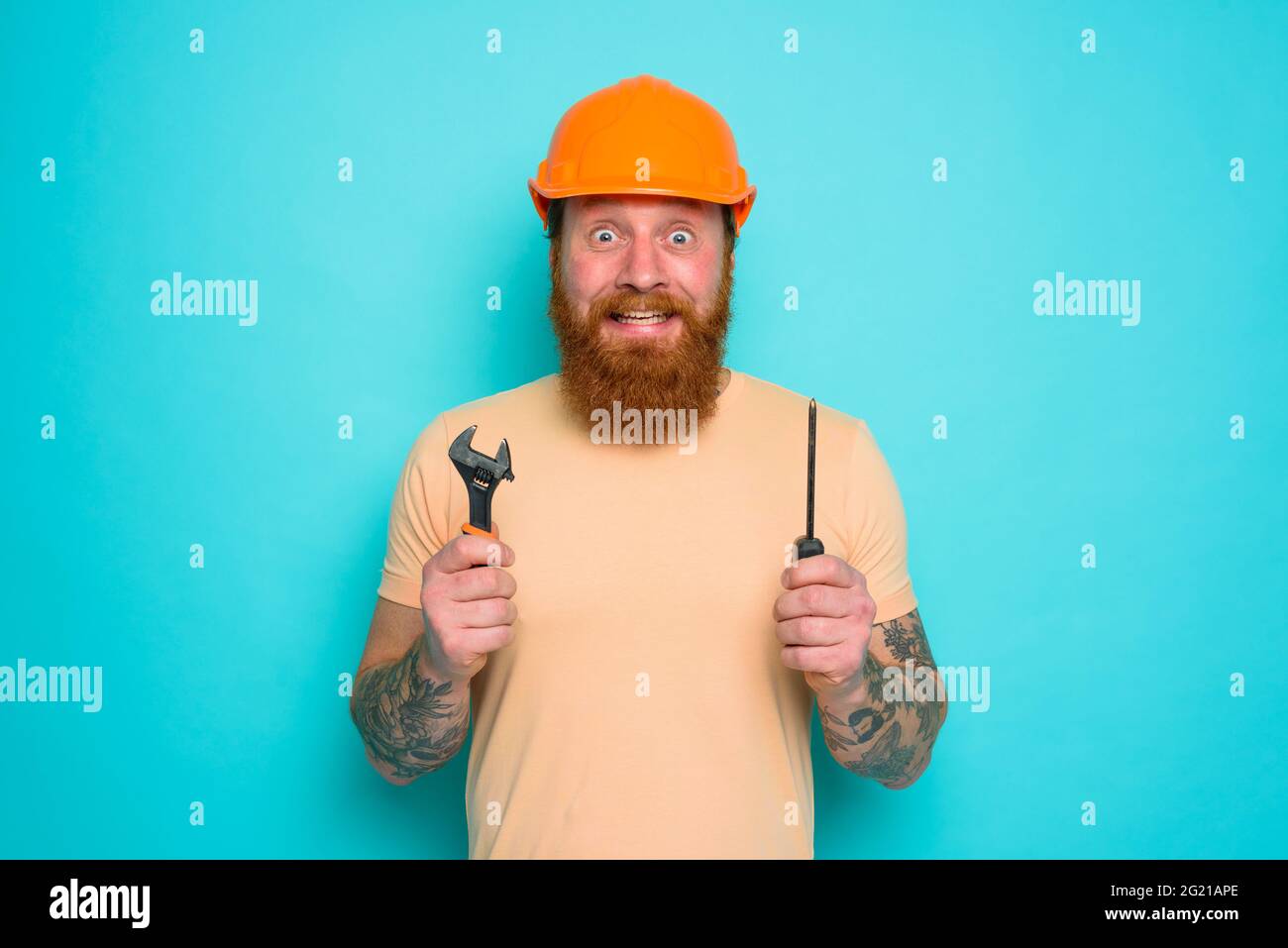 Confused worker hi-res stock photography and images - Alamy