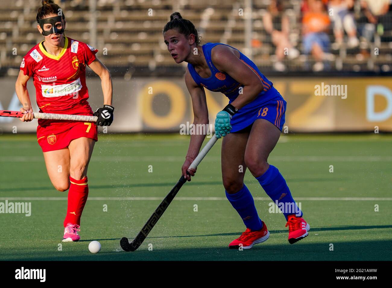 AMSTELVEEN, NETHERLANDS - JUNE 7: Pien Sanders of The Netherlands ...
