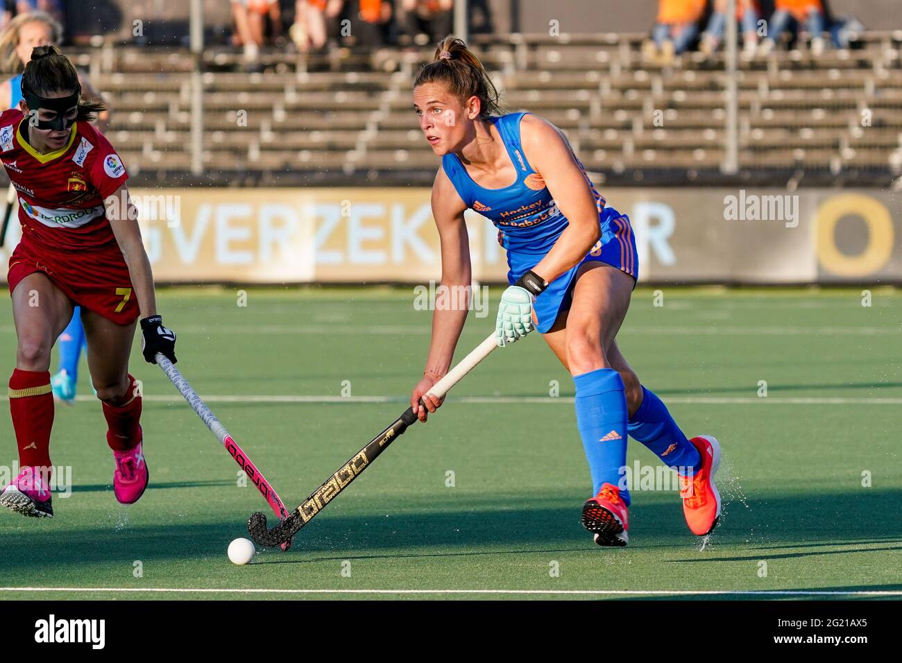 AMSTELVEEN, NETHERLANDS - JUNE 7: Pien Sanders of The Netherlands ...