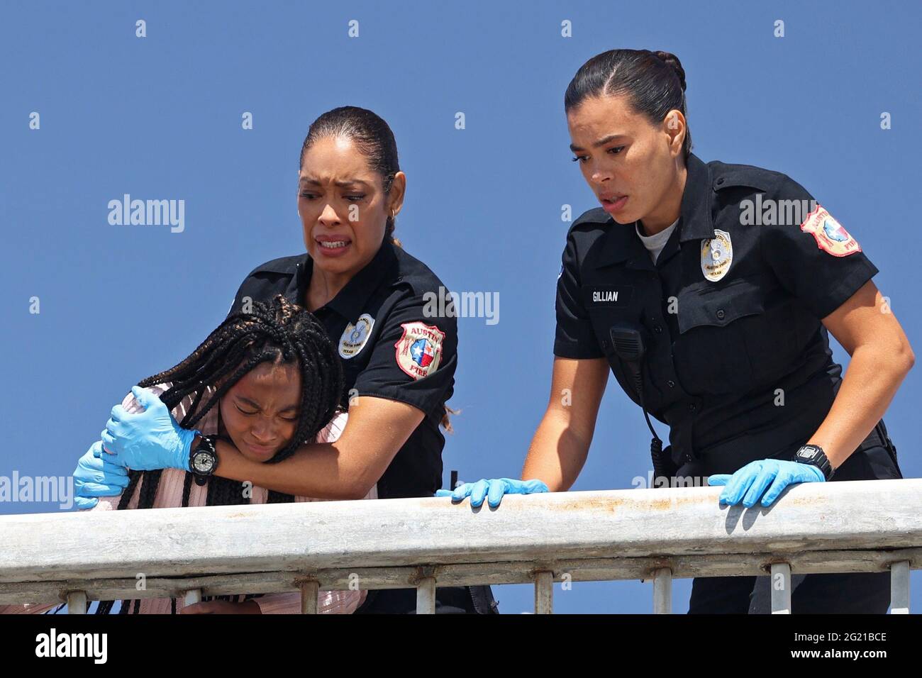 9-1-1: LONE STAR, (aka 911: LONE STAR), from left: Jeante Godlock, Gina ...