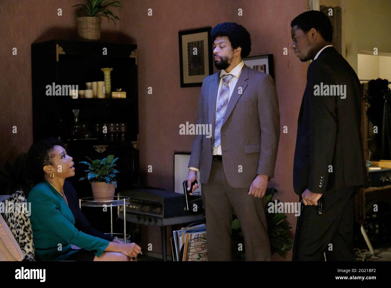 SNOWFALL, from left: Adrianna Mitchell, DeRay Davis, Damson Idris ...