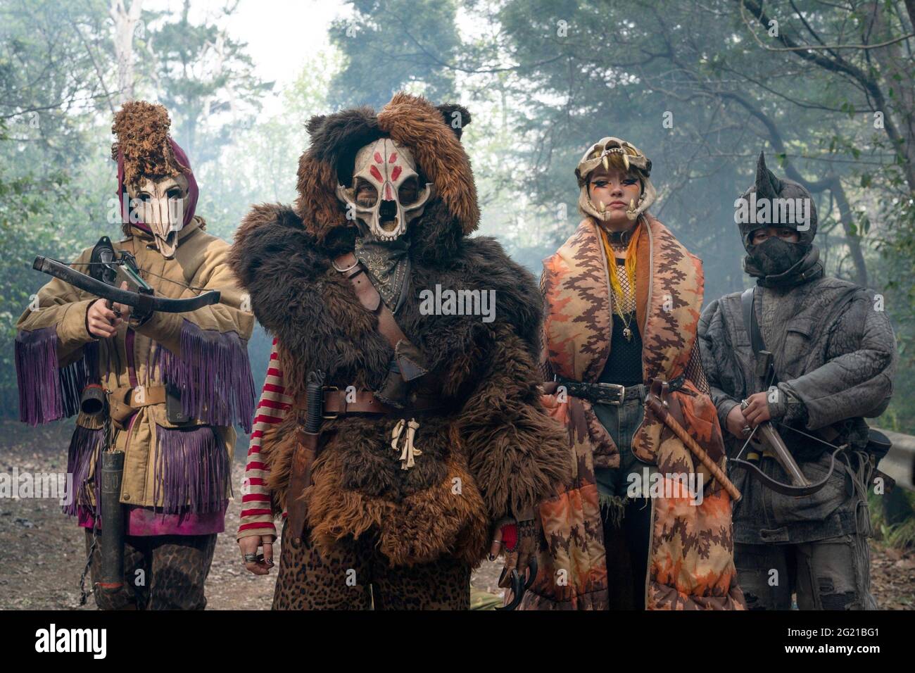 SWEET TOOTH, from left: Animal Army Member', Stefania LaVie Owen, Mia ...