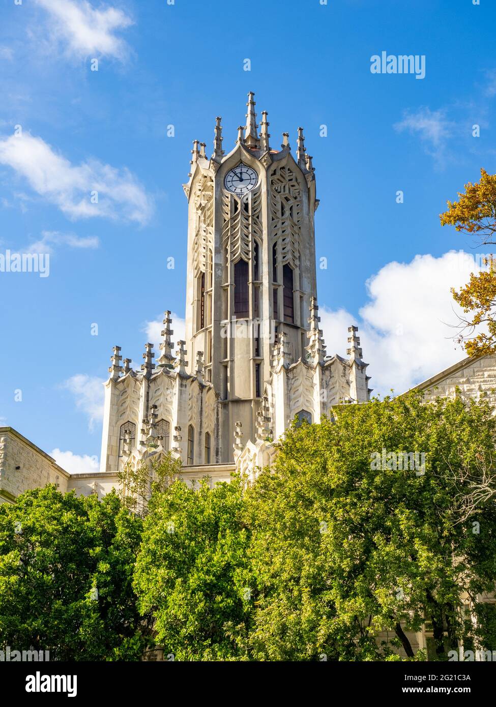 University auckland clock tower hi-res stock photography and images - Alamy