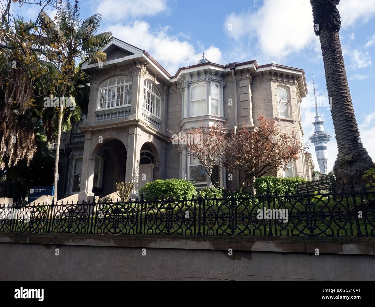 AUCKLAND, NEW ZEALAND - Jun 01, 2021: Confucius Institute in historical ...