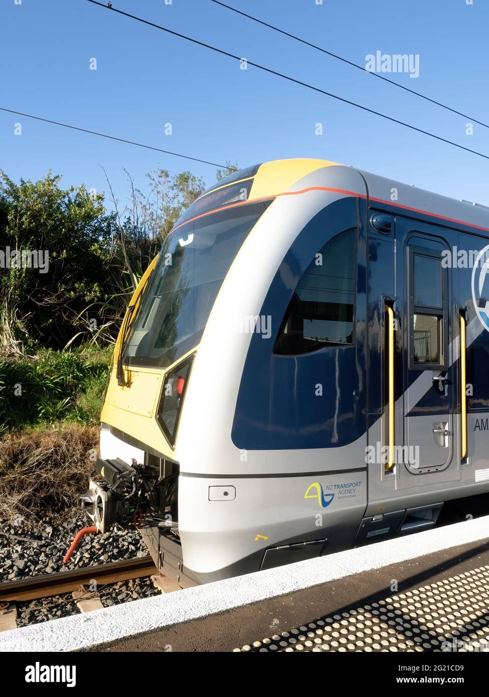 AUCKLAND, NEW ZEALAND - Jun 01, 2021: View of Auckland Transport ...