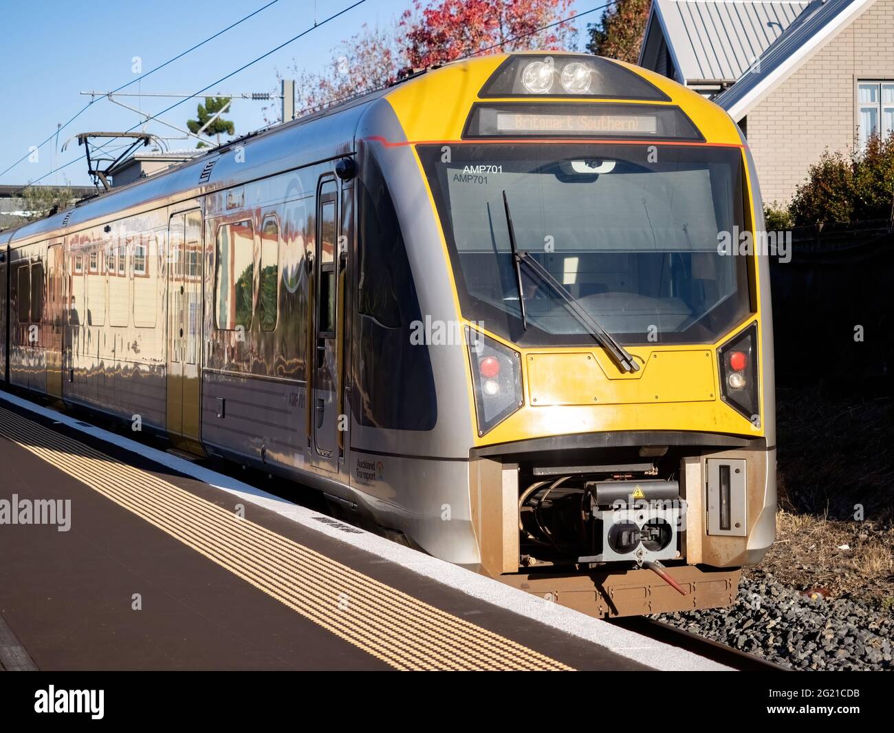 AUCKLAND, NEW ZEALAND - Jun 01, 2021: View of Auckland Transport ...