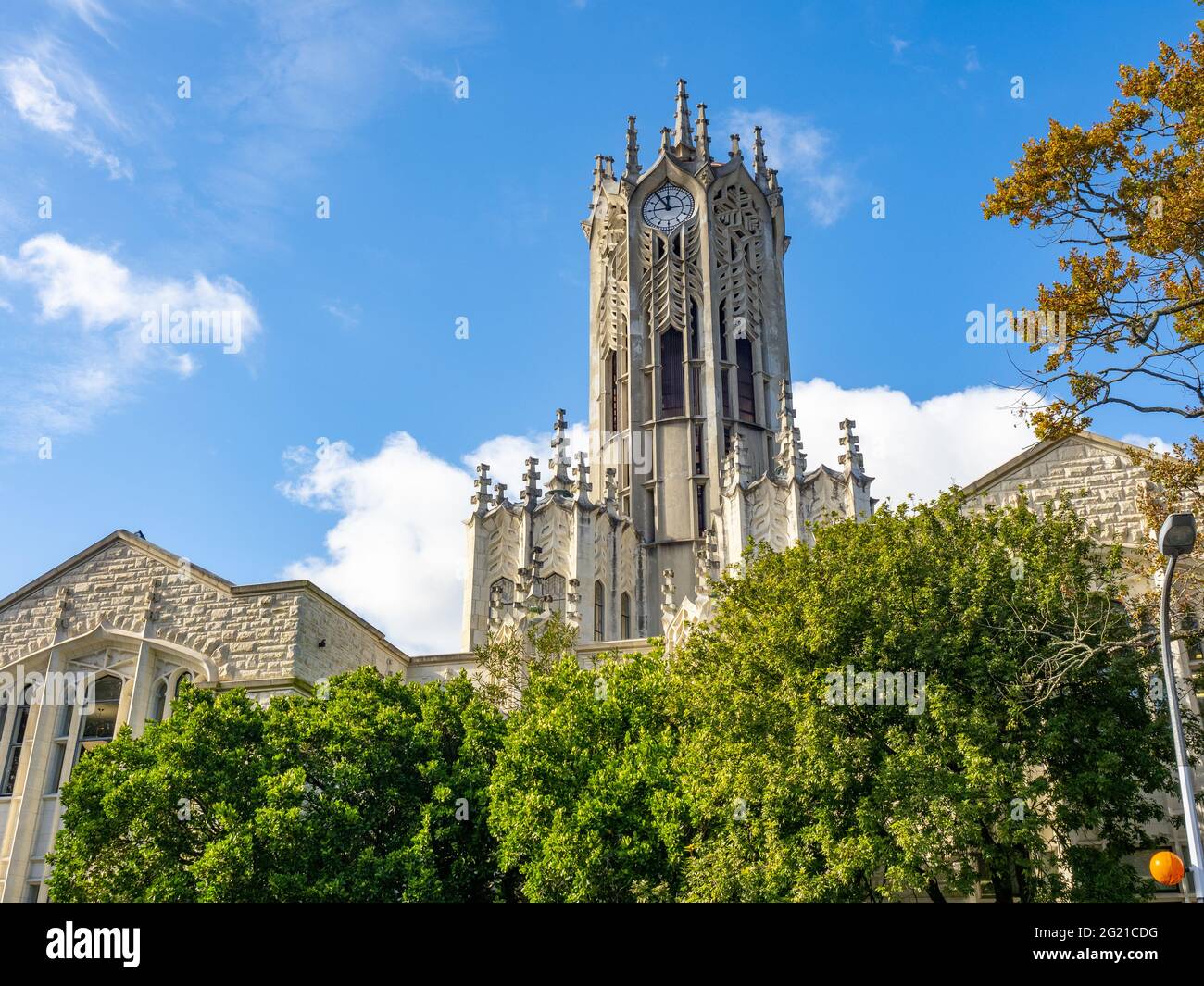 Clock tower building university auckland hi-res stock photography and ...