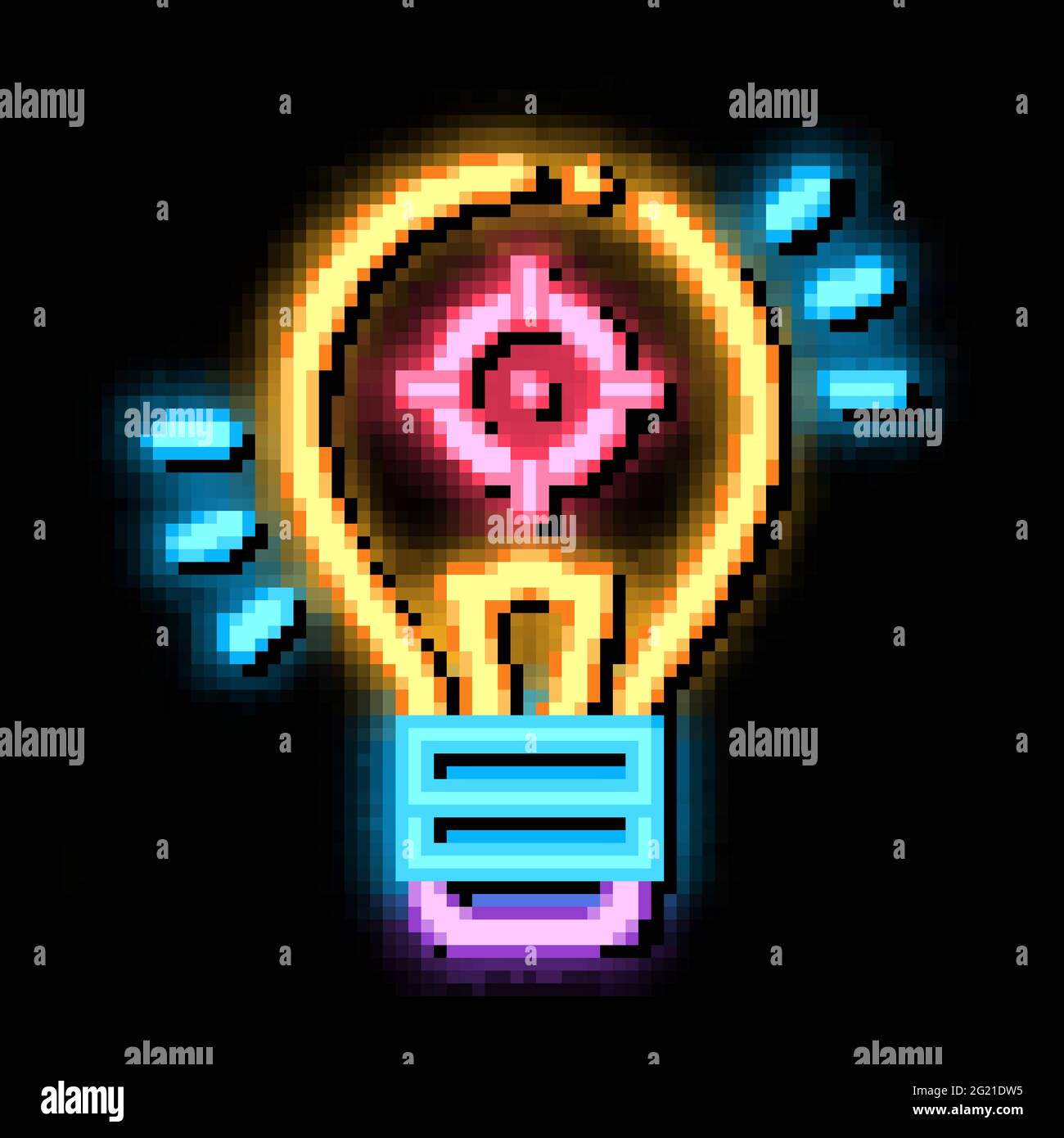 Peak glowing neon sign hi-res stock photography and images - Alamy