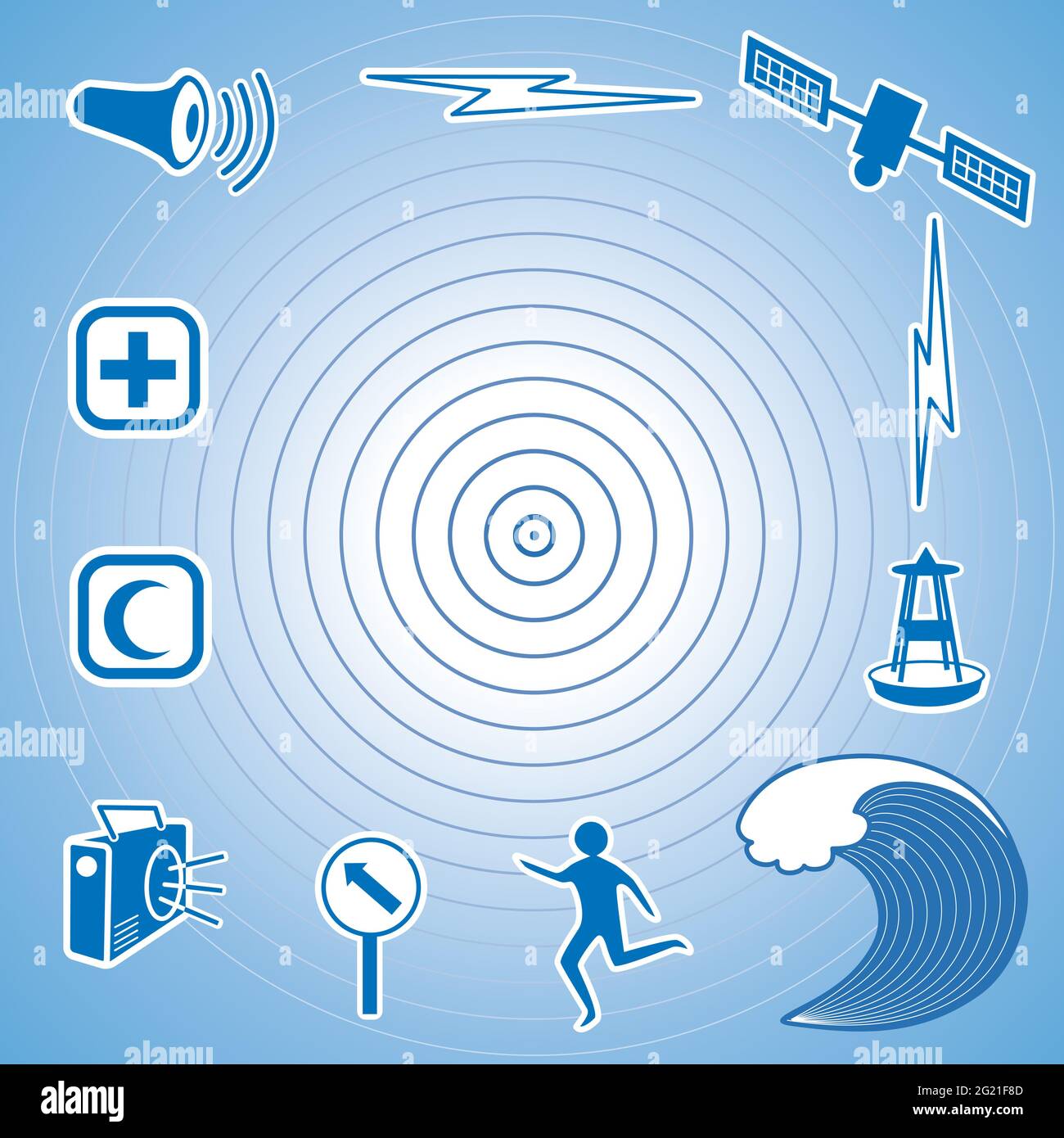 Tsunami sign siren hi-res stock photography and images - Alamy