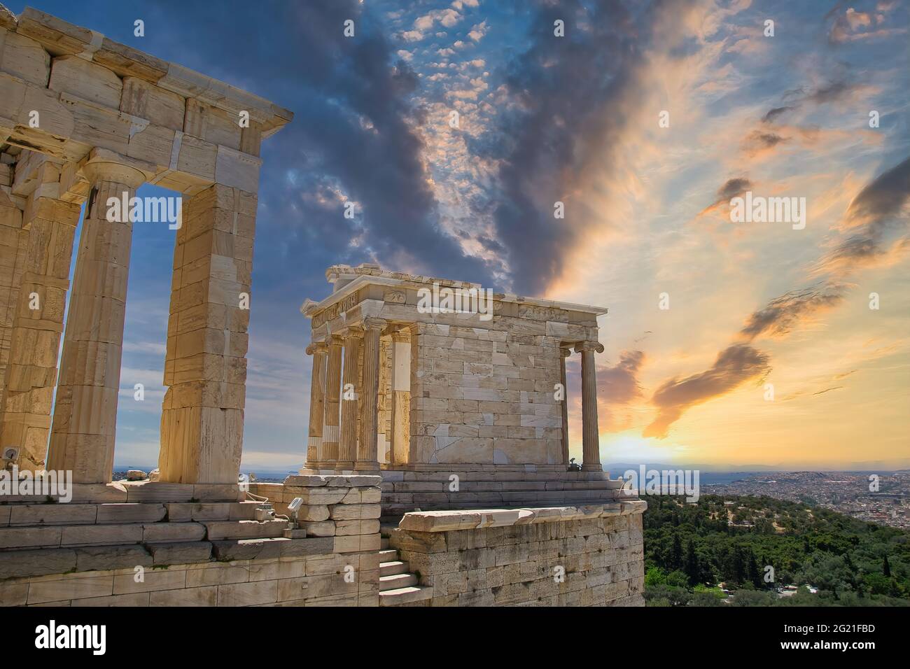 The Propylaea is the luxurious gate of the Acropolis to the Parthenon ...