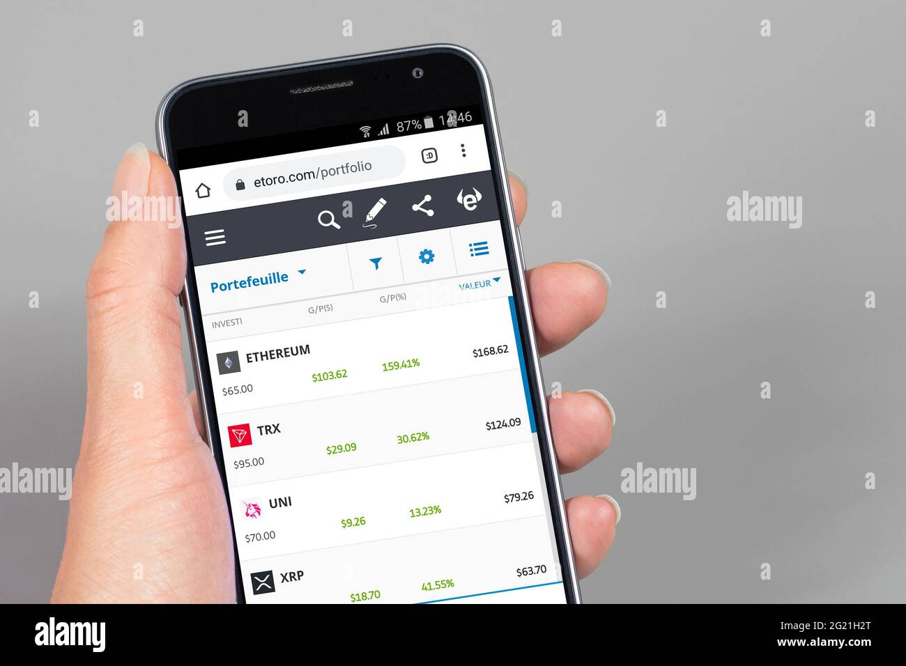 Cryptocurrency investments hi-res stock photography and images - Alamy