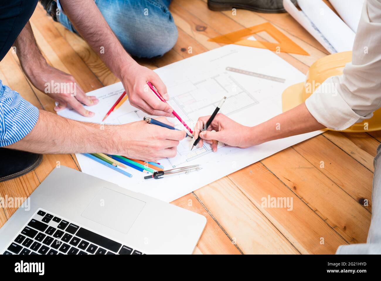 Floor ground plan plot architecture hi-res stock photography and images ...