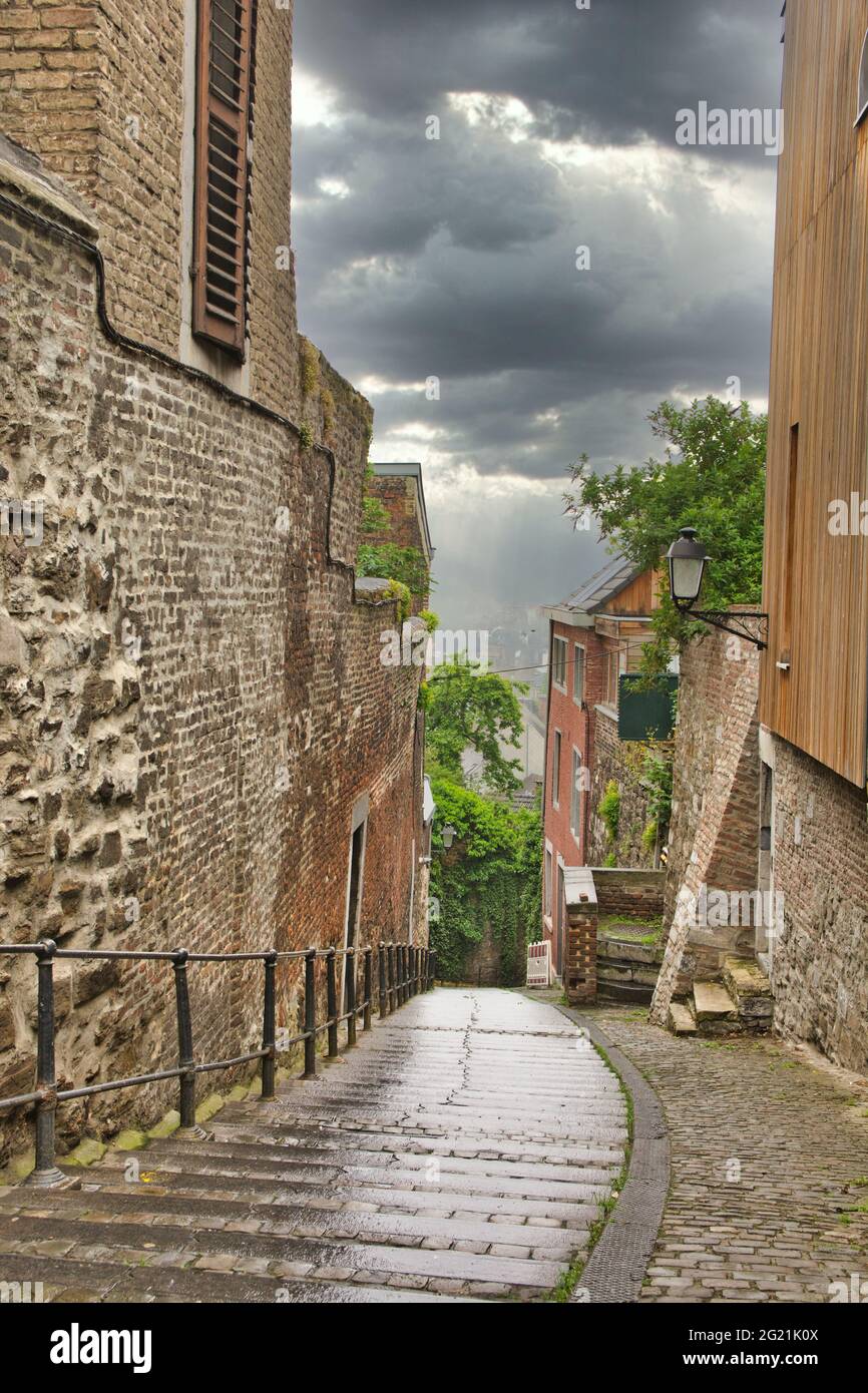 LIEGE, BELGIUM - Jun 05, 2021: Liege, Belgium, June 2021: Au Peri ...