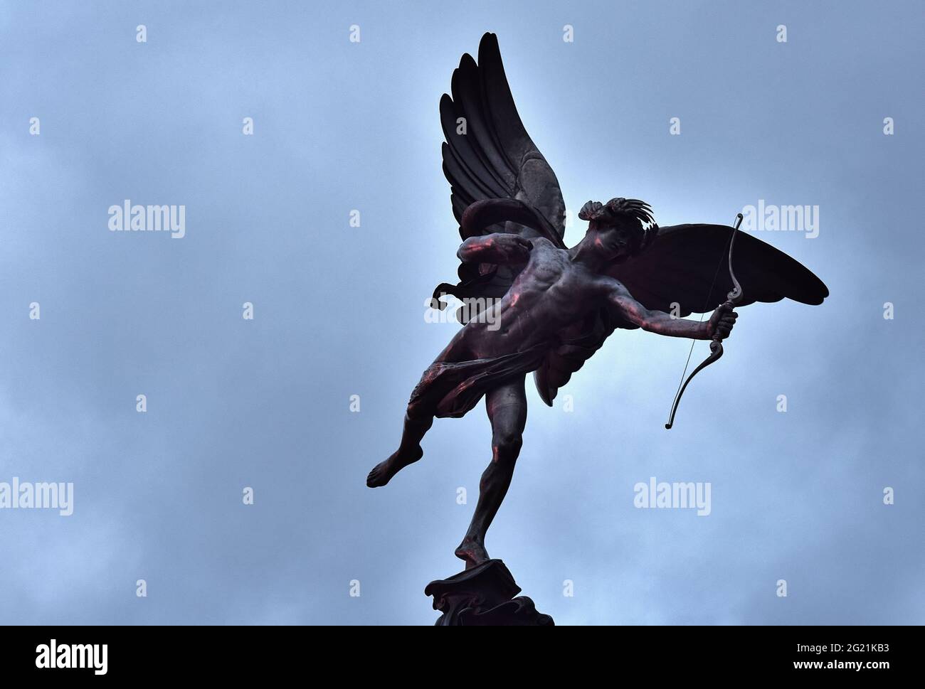 Eros anteros statue piccadilly circus hi-res stock photography and ...