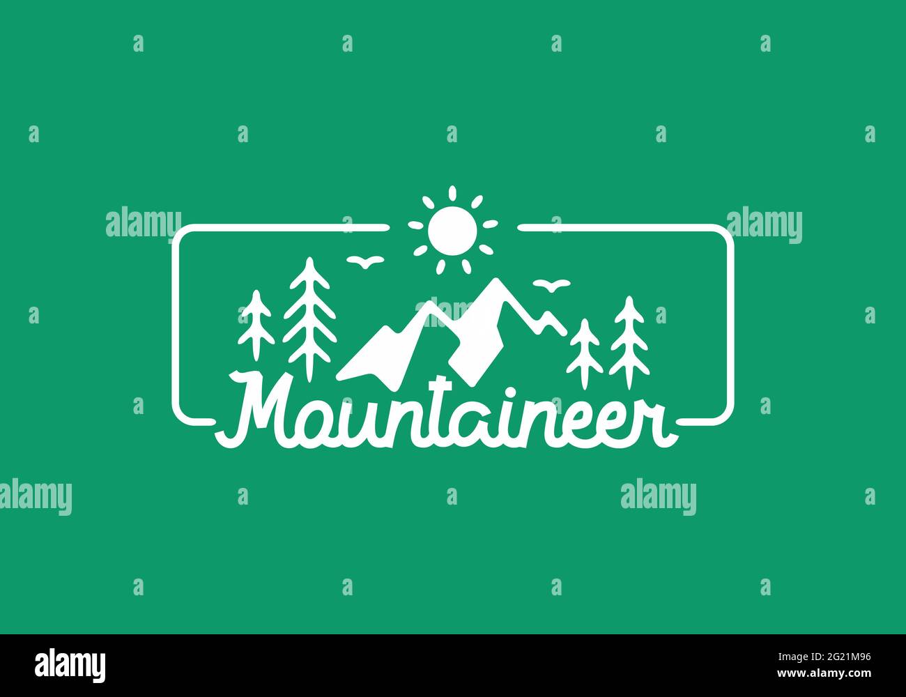 Mountaineer vintage Stock Vector Images - Alamy