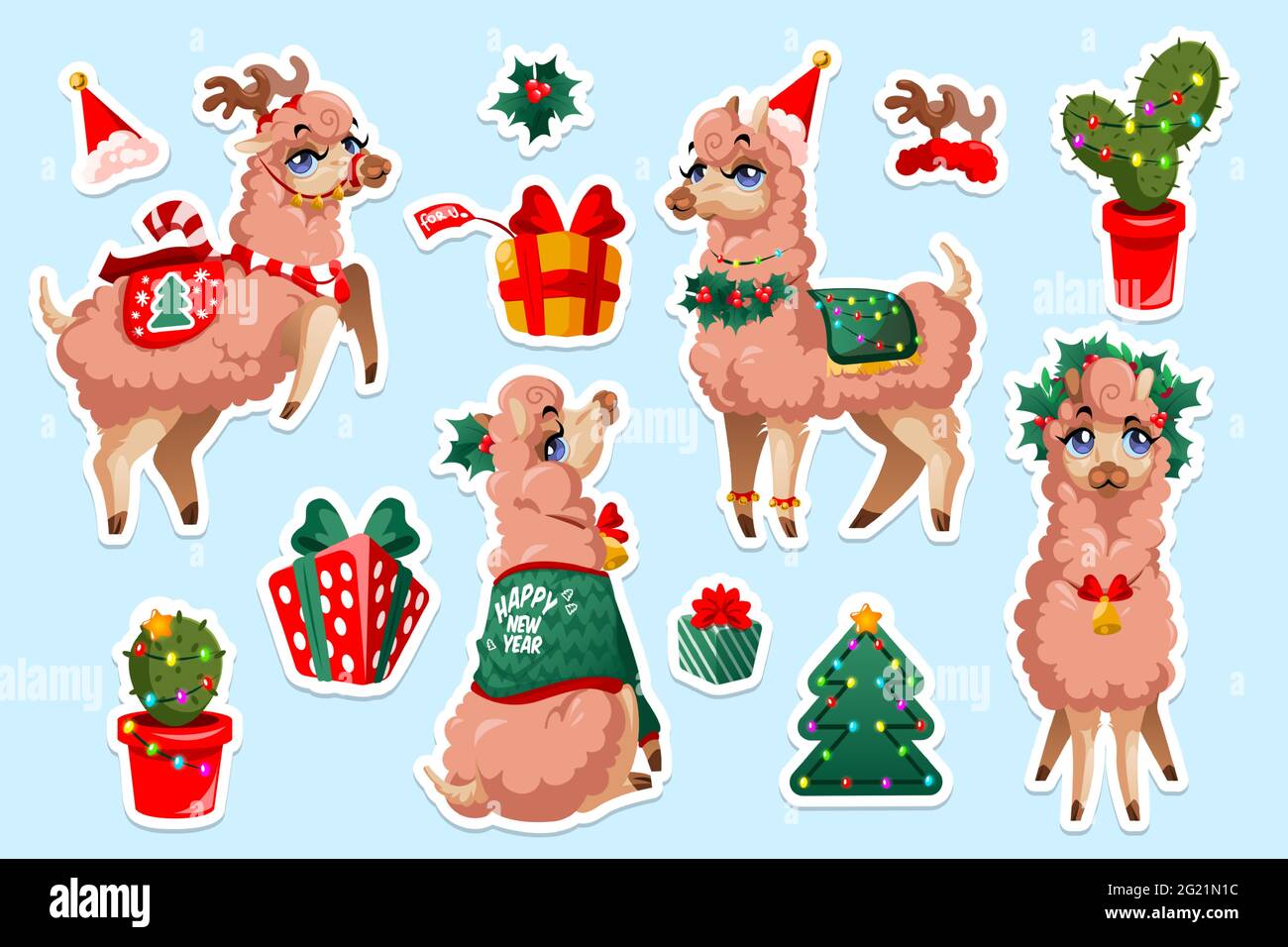 Vicuna vicugna vicugna Stock Vector Images - Alamy