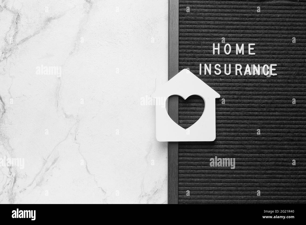 Insurance of housing Black and White Stock Photos & Images - Alamy