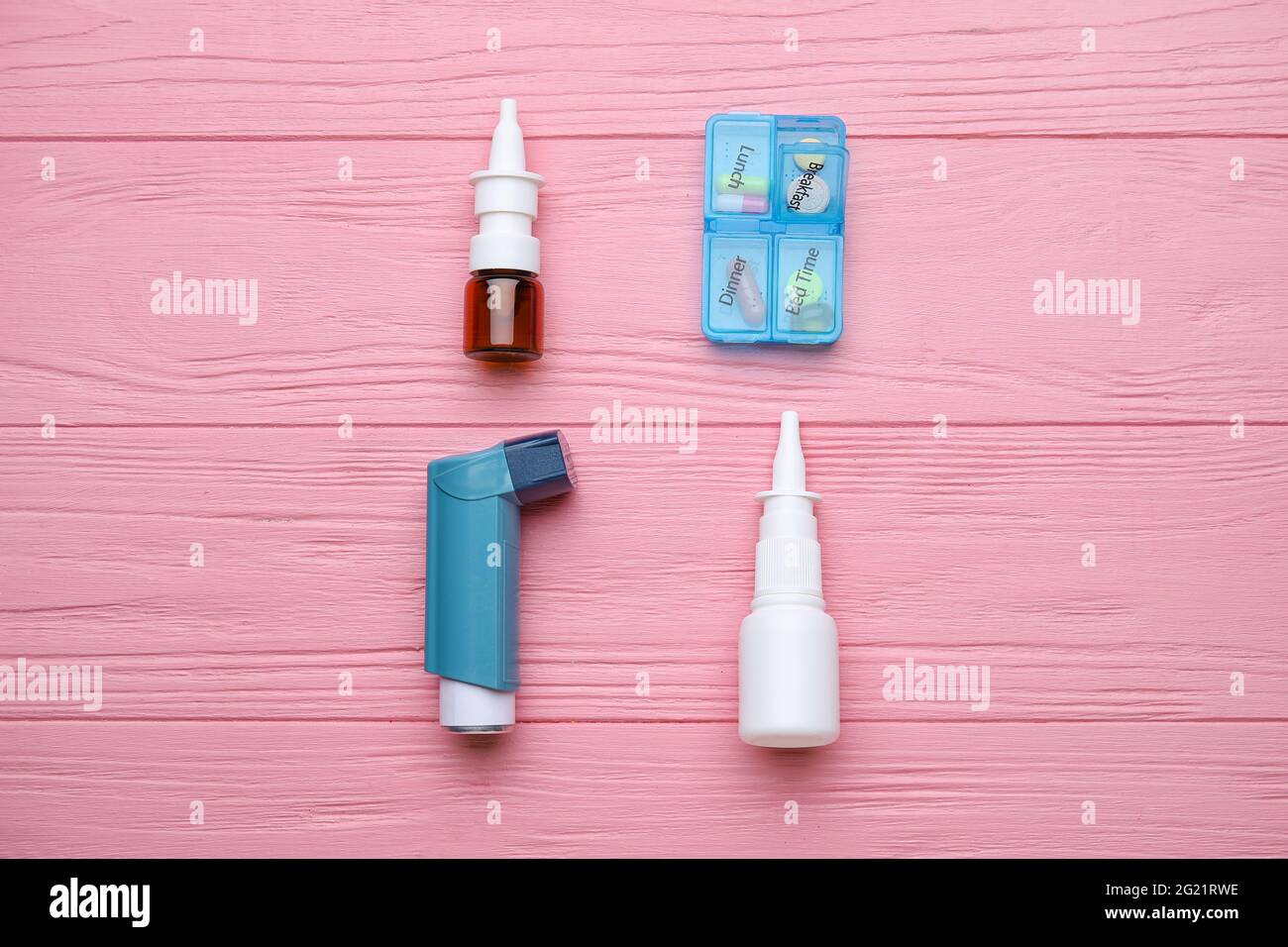 Asthma Inhaler Nasal Spray High Resolution Stock Photography and Images ...