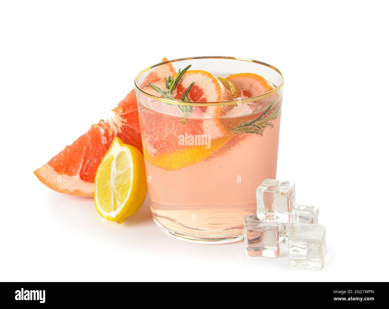 Fresh cut grapefruit ice Cut Out Stock Images & Pictures - Alamy