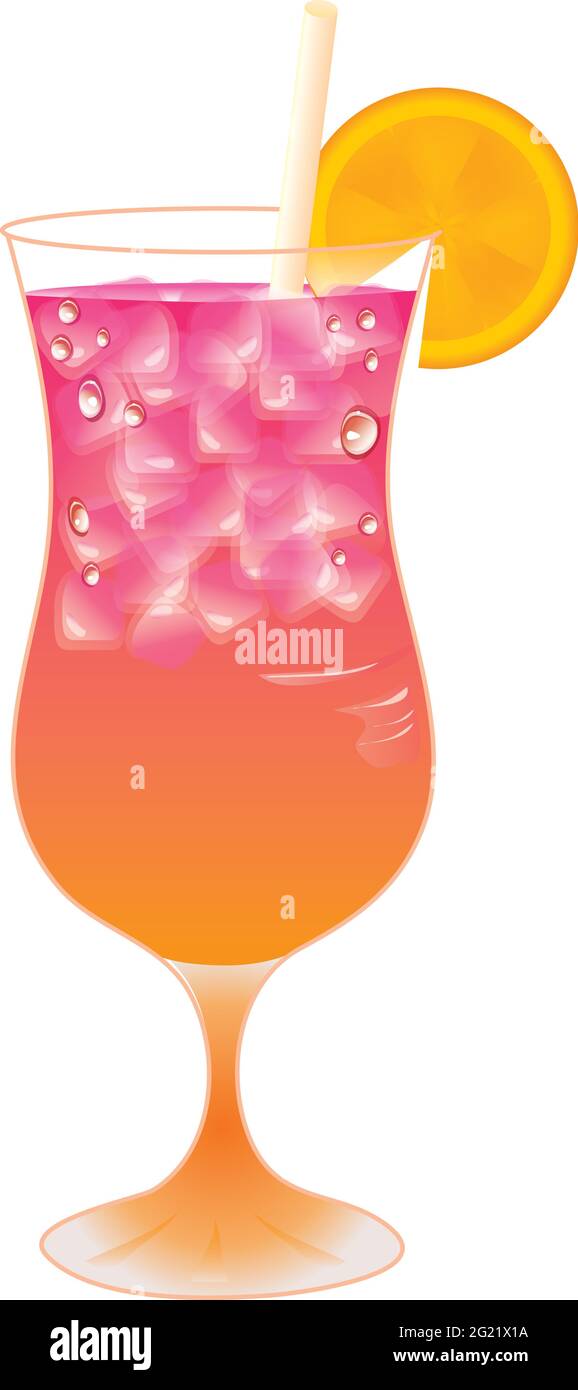 Refreshing cocktail beach Cut Out Stock Images & Pictures - Alamy