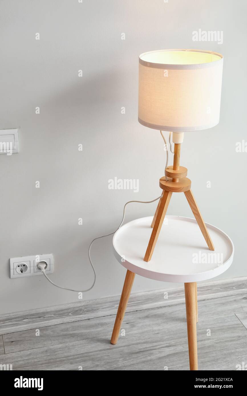 Lamp plugged in hi-res stock photography and images - Alamy