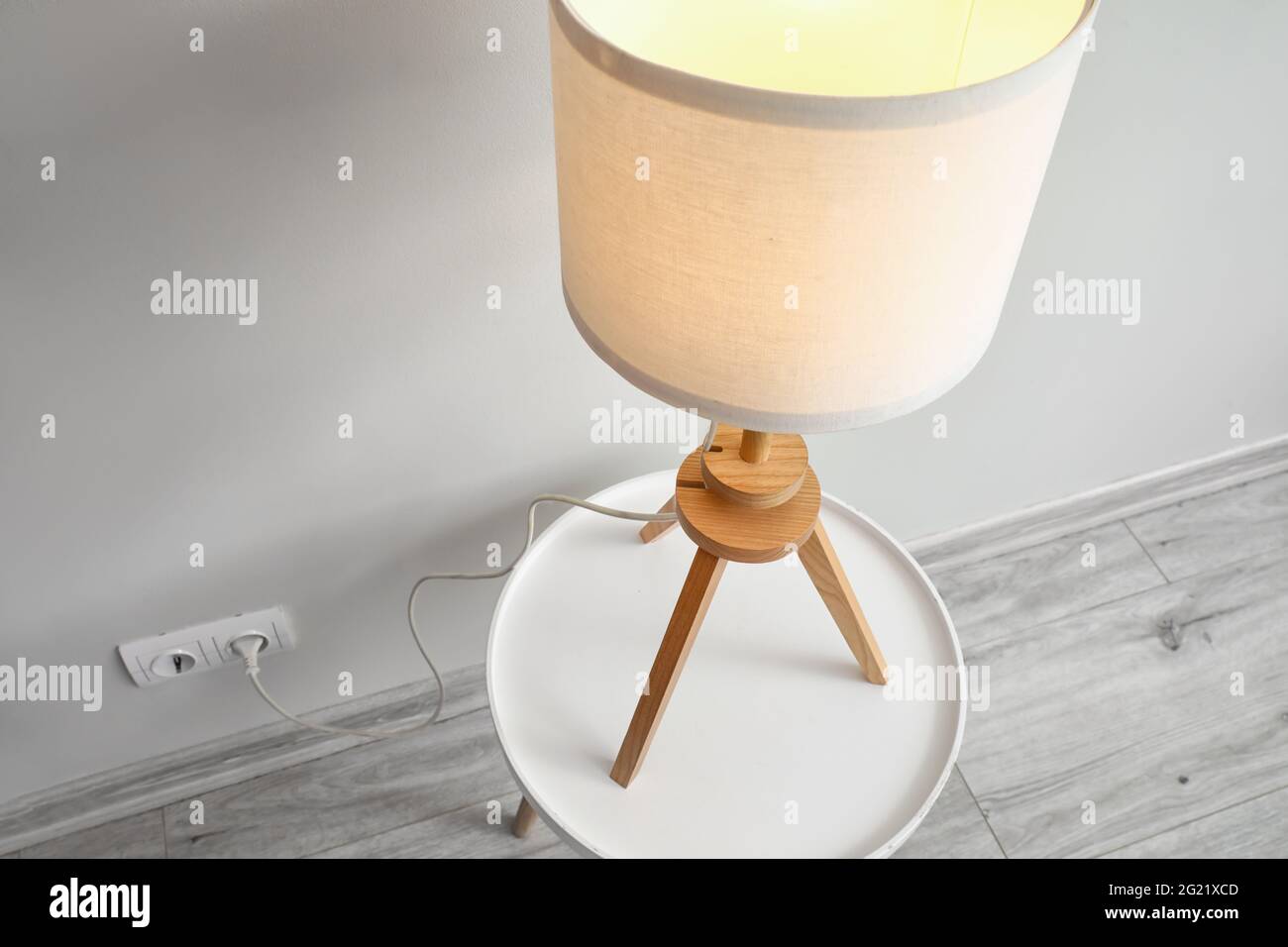 Lamp plugged in hi-res stock photography and images - Alamy