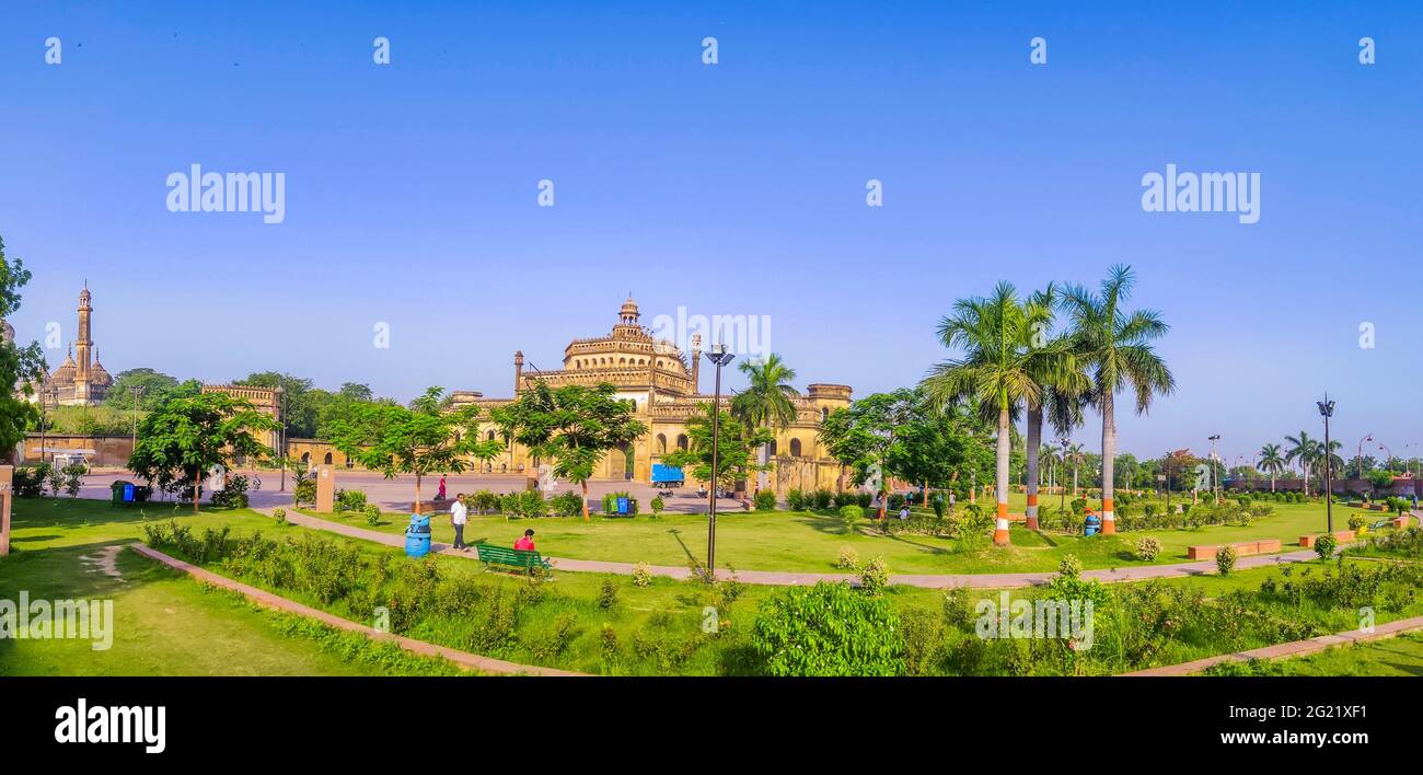 Bara imambara gate gate architecture hi-res stock photography and ...